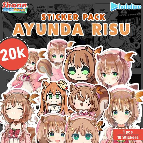 Jual Sticker Pack Ayunda Risu Hololive / Sticker Pack Anime - Kab ...