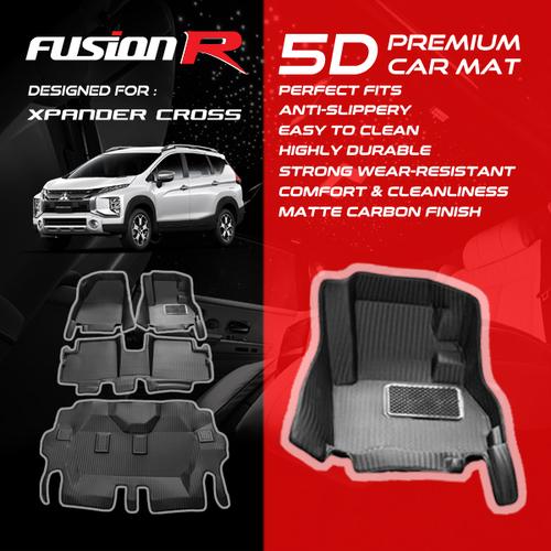 Jual Fusion R Karpet Mobil 5D Xpander Cross / Premium Car Carpet Carbon ...