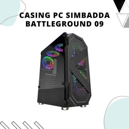 Jual Casing PC Simbadda Battleground 09 BG 09 - Gaming Casing - Gaming ...