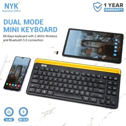 Jual Keyboard Bluetooth Multi Device NYK K30 ORIGINAL GARANSI RESMI 1 ...