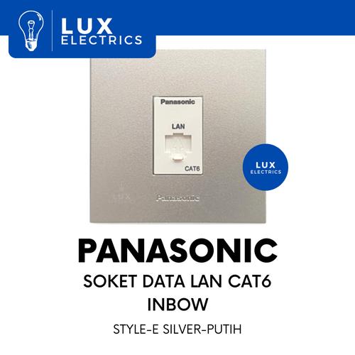 Jual Outlet/Input Data LAN CAT6 Inbow PANASONIC Style-E Silver/Soket ...