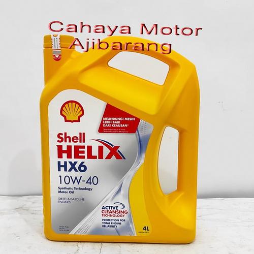 Jual Oli Oil Mesin Diesel dan Bensin Shell Helix HX6 10W-40 - 8245 - Kab. Banyumas - Cahaya ...