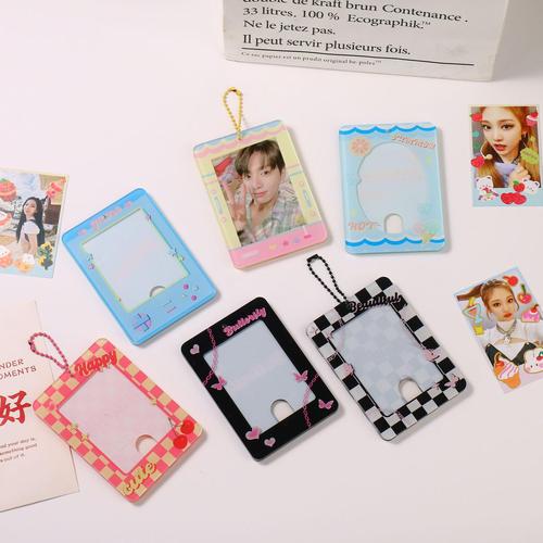 Jual Pattern Acrylic Photocard Holder Photocard Stand Cardholder ...