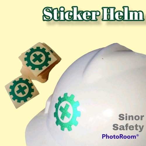 Jual CUTTING STICKER Stiker Helm Keselamatan Kerja K3 SAFETY 01 - Kab ...