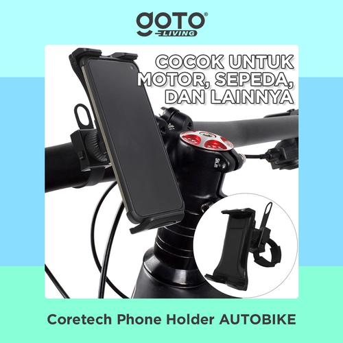 Jual Coretech Autobike Phone Holder Pegangan Stand Hp Motor Sepeda ...
