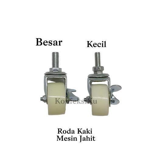 Jual Roda Kaki Mesin Jahit Industrial Drat Kecil Besar / Roda Mesin ...