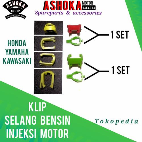 Jual 1048/ klip selang bensin/penjepit selang bensin injeksi - Hijau ...
