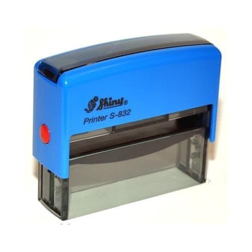 Jual Stempel Shiny Biru Gagang Stempel Kantor Otomatis S832 Ukuran ...