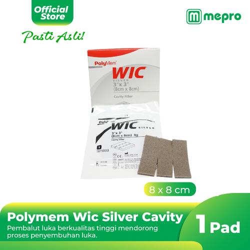 Jual POLYMEM WIC SILVER CAVITY FILLER - Pembalut luka berkualitas ...
