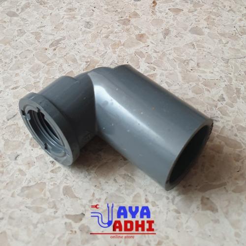 Jual PVC Knee L Drat Dalam Female Elbow 1/2 KDD Rucika - Kota Surabaya ...