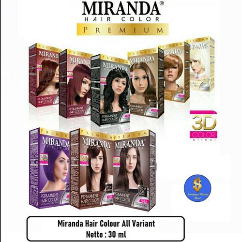 Jual Miranda Hair Color Premium All Variant-Pewarna Rambut Miranda ...