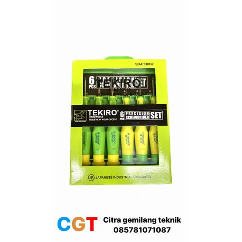 Jual Tekiro precision screwdriver set 6pcs/ obeng set tekiro - Jakarta ...