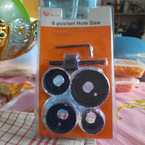 Jual hole saw pelubang kayu alat pelubang kayu arbor pelubang kayu set ...
