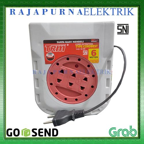 Jual Box Kabel roll gulung colokan 3 lubang TRM - 6 Meter SNI - Jakarta ...