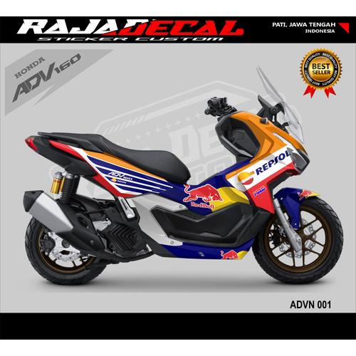 Promo DECAL ADV 160 - DECAL STIKER ADV 160 VARIASI HONDA REPSOL KODE ...