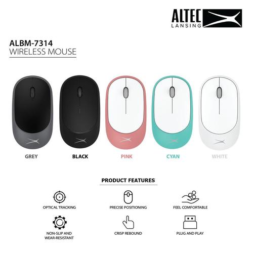 Jual Mouse wireless Altec Lansing ALBM7314 - PINK - Kota Depok - Inside ...