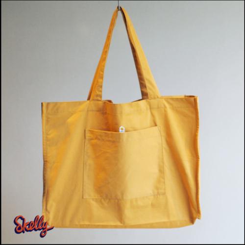 Jual Skelly Tas Belanja Shopping Bag Unisex Deli Cotton Tote Bag Yellow ...