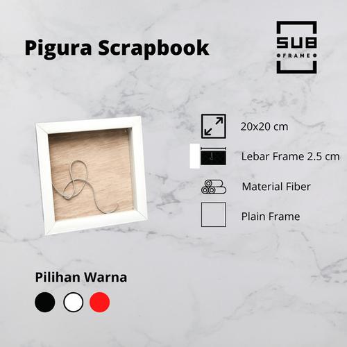 Jual Pigora 3D Pigura Scrapbook 20 x 20 cm - Extra Bubblewra - Kota ...