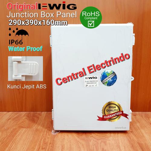 Jual Junction Box Panel MG 290×390×160mm Plastik ABS EWIG With Base ...