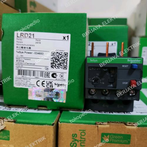 Jual LRD21 THERMAL OVERLOAD RELAY 12A-18A LRD 21 SCHNEIDER - Jakarta ...