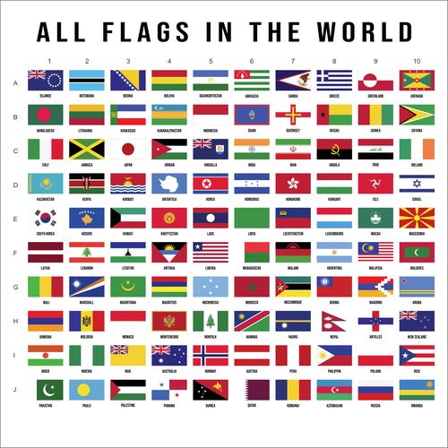 Jual Bendera dunia / world flags / flag - PERSEGI - Kota Bandung - GF ...