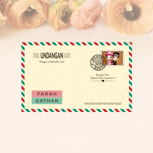 Jual Blangko Undangan Kosong Pernikahan Erba Kartu BLANKO Simple 88183 ...