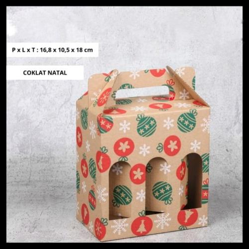 Jual Box Natal 3 Botol 250ml Box Natal 6 Botol Kale Box Jinjing Botol ...