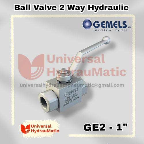 Jual 2-Way High Pressure Ball Valve Hydraulic GE2-1 inch Gemels - Jakarta Barat - Universal ...