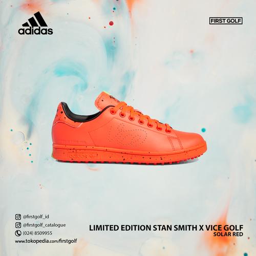 Jual VICE GOLF ADIDAS X STAN SMITH GOLF SHOE - Neon Lime, 41 - Kota ...