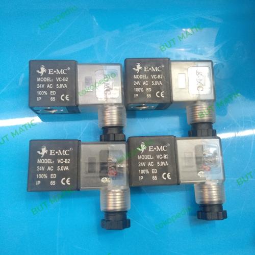 Jual EMC VC-B2 24V AC 5.0VA E.MC VC-B2 220V AC 5.0VA Coil Solenoid ...