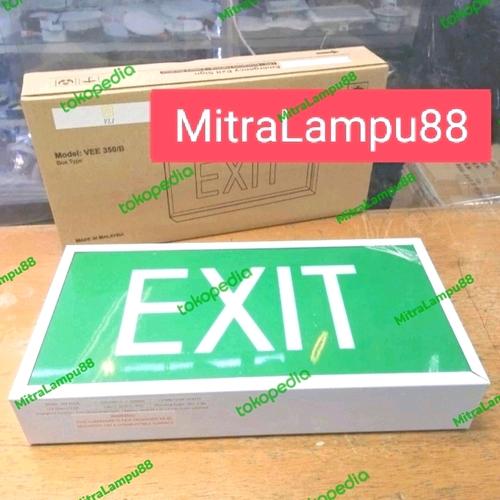 Jual Lampu Emergency EXIT Outbow/Exit Lamp Tempel VITALITE Lampu ...