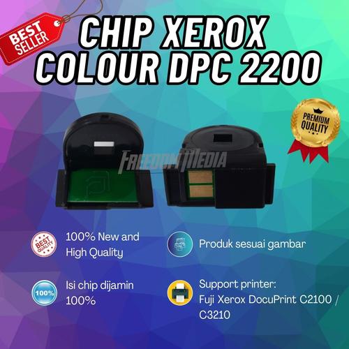 Jual Chip Toner For Fuji Xerox DocuPrint C2200 C3300 2200 3300 CMYK ...