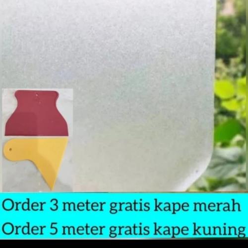 Jual STICKER/STIKER KACA FILM SANDBLAST PINTU MOTIF POLOS GS-0605-L ...