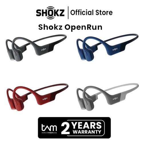 Promo Shokz OpenRun Open-Ear Bluetooth Bone Conduction Sport Headphones ...