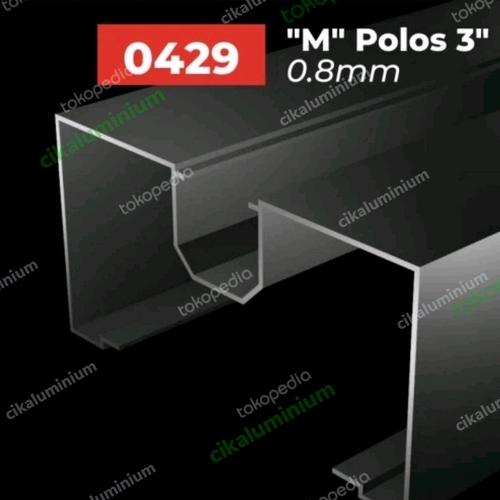 Jual aluminium kusen m - profile 0429 alexindo - Hitam - Kota Bekasi ...