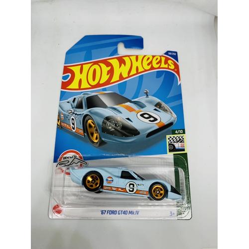 Jual HOTWHEELS HOT WHEELS 67 FORD GT40 MK-IV BIRU GULF RETRO RACERS ...