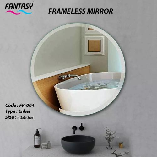 Jual KACA CERMIN / KACA MIRROR BULAT FANTASY FR-004 FRAMELESSS ENKEI ...