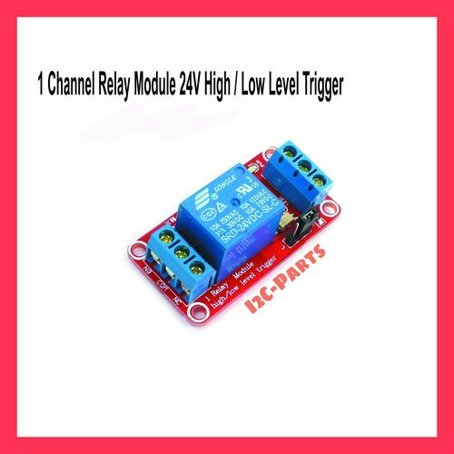 Jual 1 Channel Relay Module 24V High / Low Level Trigger - Jakarta ...