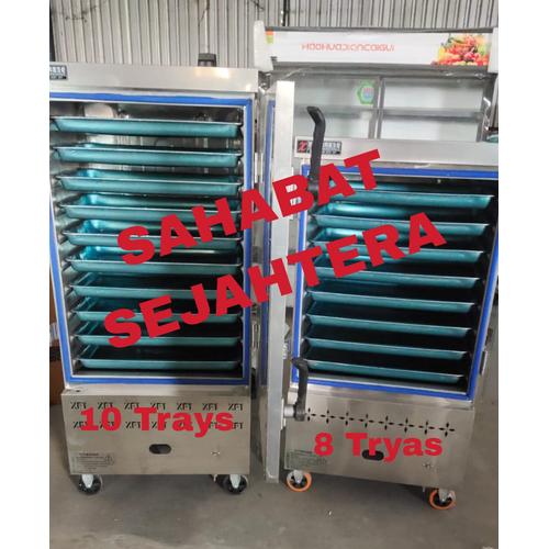 Jual Gas Rice Steamer / Mesin Pemasak Nasi 10 Tray TIPE GRS-10/GRS 10 ...