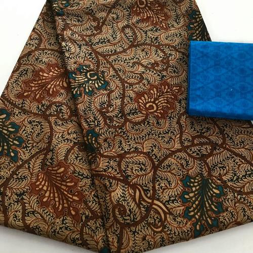 Jual Kain Batik Pekalongan Printing Katun Halus - Biru - Kab ...