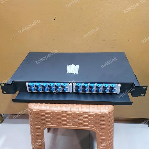 Jual odf 24 core sc lengkap adapter / odf 24 core lengkap adapter sc ...