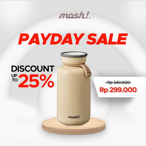 Promo Mosh Bottle Latte Tumbler Botol Minum Termos Stainless 450ML ...