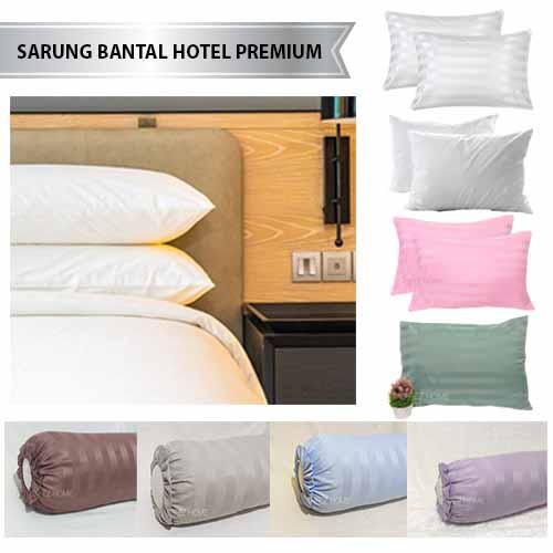 Jual Sarung Bantal Hotel Putih 100% Cotton Berkualitas 250 TC 300 TC CVC - White TC 300, Sarban ...