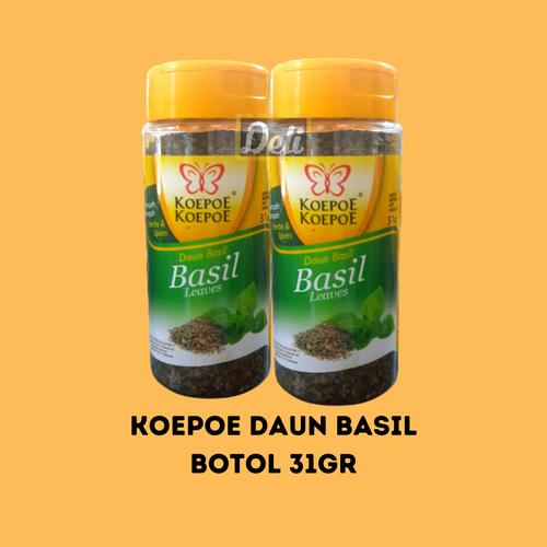 Jual Koepoe Kupu Daun Basil Botol 31gr/Kupu Basil Leaves 31gr Daun ...