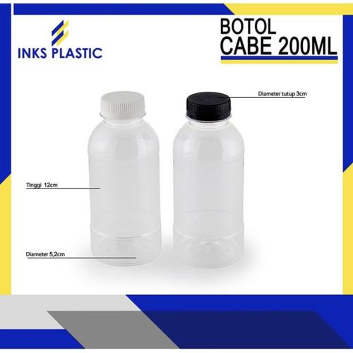 Jual BOTOL CABE 200 ML BOTOL PLASTIK 200ML CABE - Kota Bandung ...