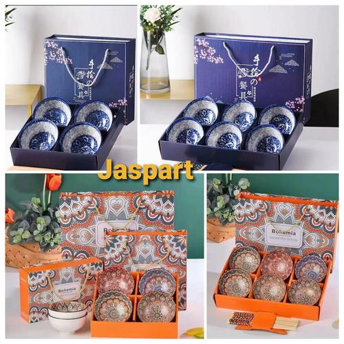 Jual Hampers / Parcel Parsel Mangkok Bohemian Geometric Design Isi 4 ...