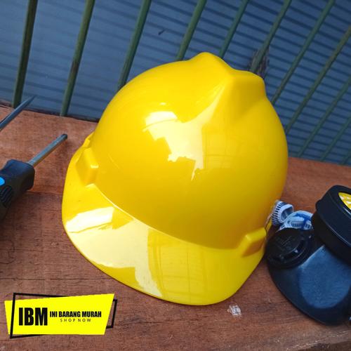 Jual HELM PROYEK OKINAWA - SNI - Kuning, fast track - Kota Bandung ...