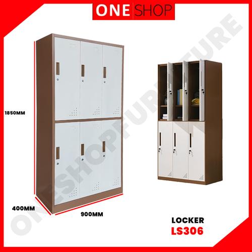 Jual Loker Besi 6 Pintu Kunci - Lemari Locker Besi Cabinet LS306 - Non ...