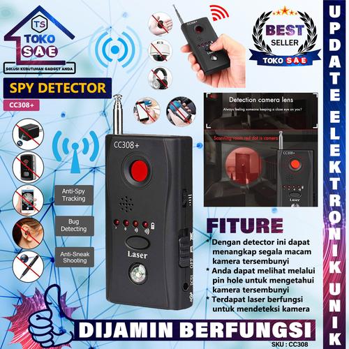 Promo Detector CC308+ Alat Untuk Mendeteksi Spy Camera CCTV sinyal GPS ...