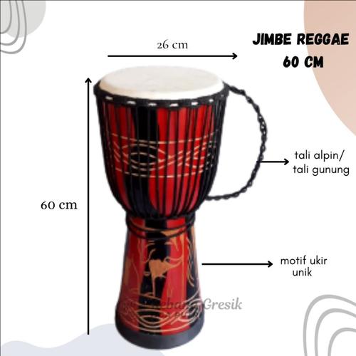 Jual Alat musik jimbe reggae dewasa jumbo ukuran 60 cm - 60 cm A - Kab ...